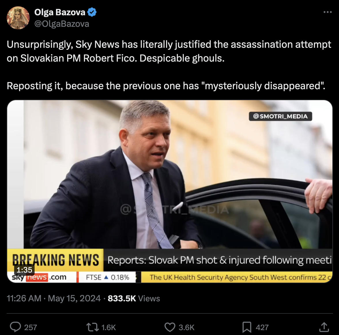 Online conspiracies proliferate following the attack on Slovakian PM ...