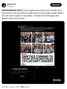 Fake it off: AI-generated Taylor Swift pics spark controversy - DFRLab