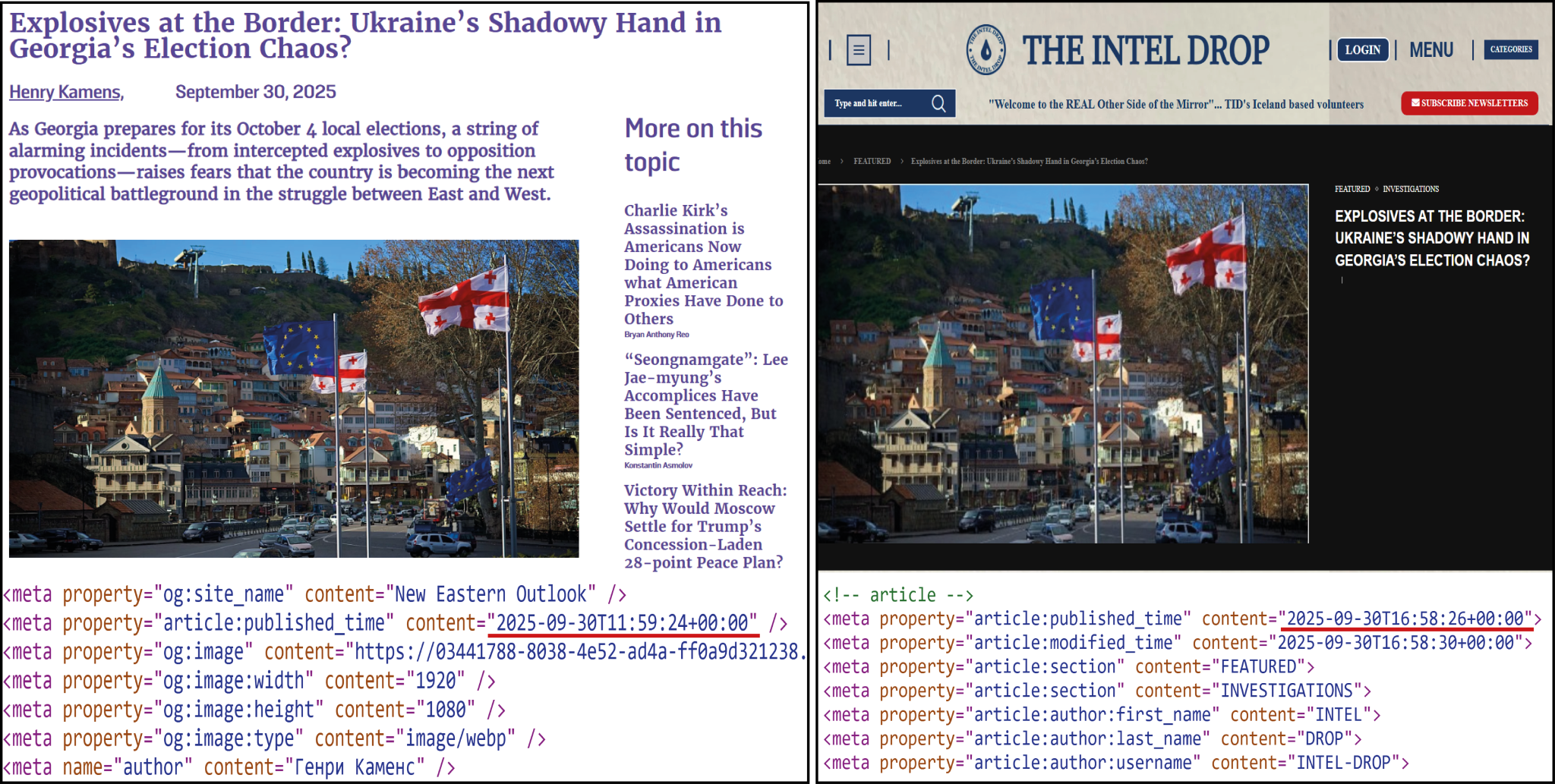 Suspicious websites amplify narratives from sanctioned Russian entities ...